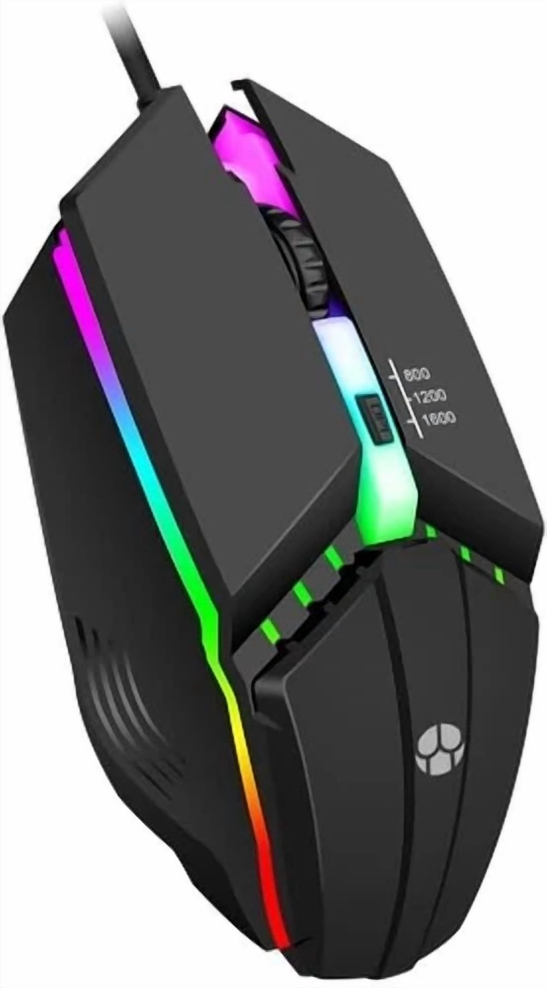 OLIVE- Wired Gaming Mouse, Optical Usb Mice For Laptop/Desktop, 800 To ...
