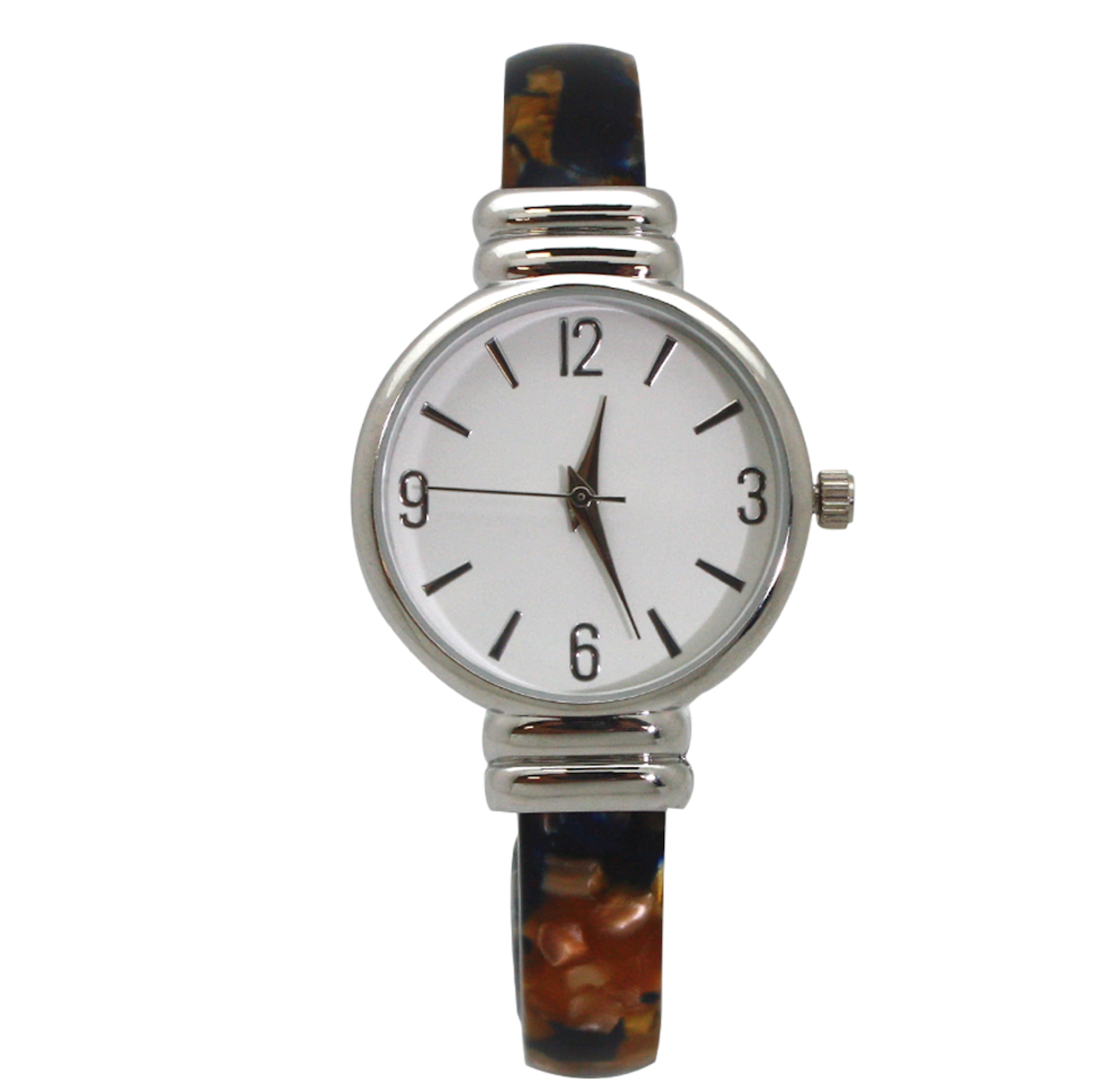 OLIVIA PRATT SKINNY TORTOISE BANGLE WATCH - Walmart.com