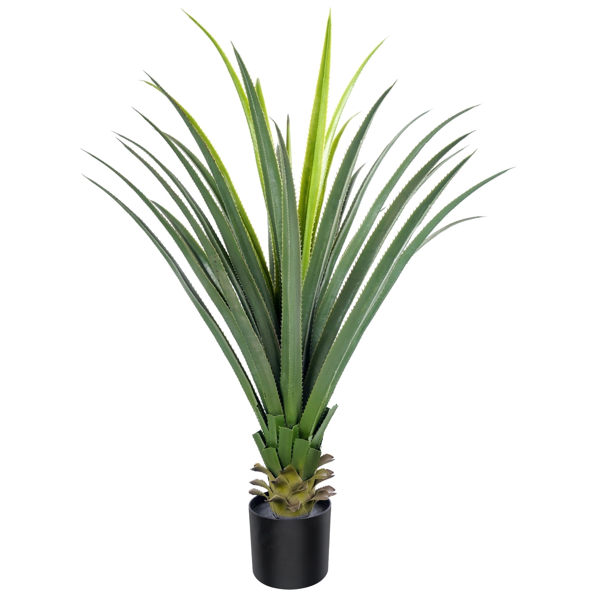 OLIVIVI Artificial Agave Plants 3.7FT Tall Faux Silk Plant for Home ...