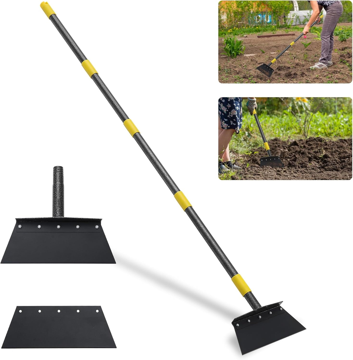 OLIYNEDY Garden Cleaning Shovel, Multifunctional Flat Shovel Gardening ...