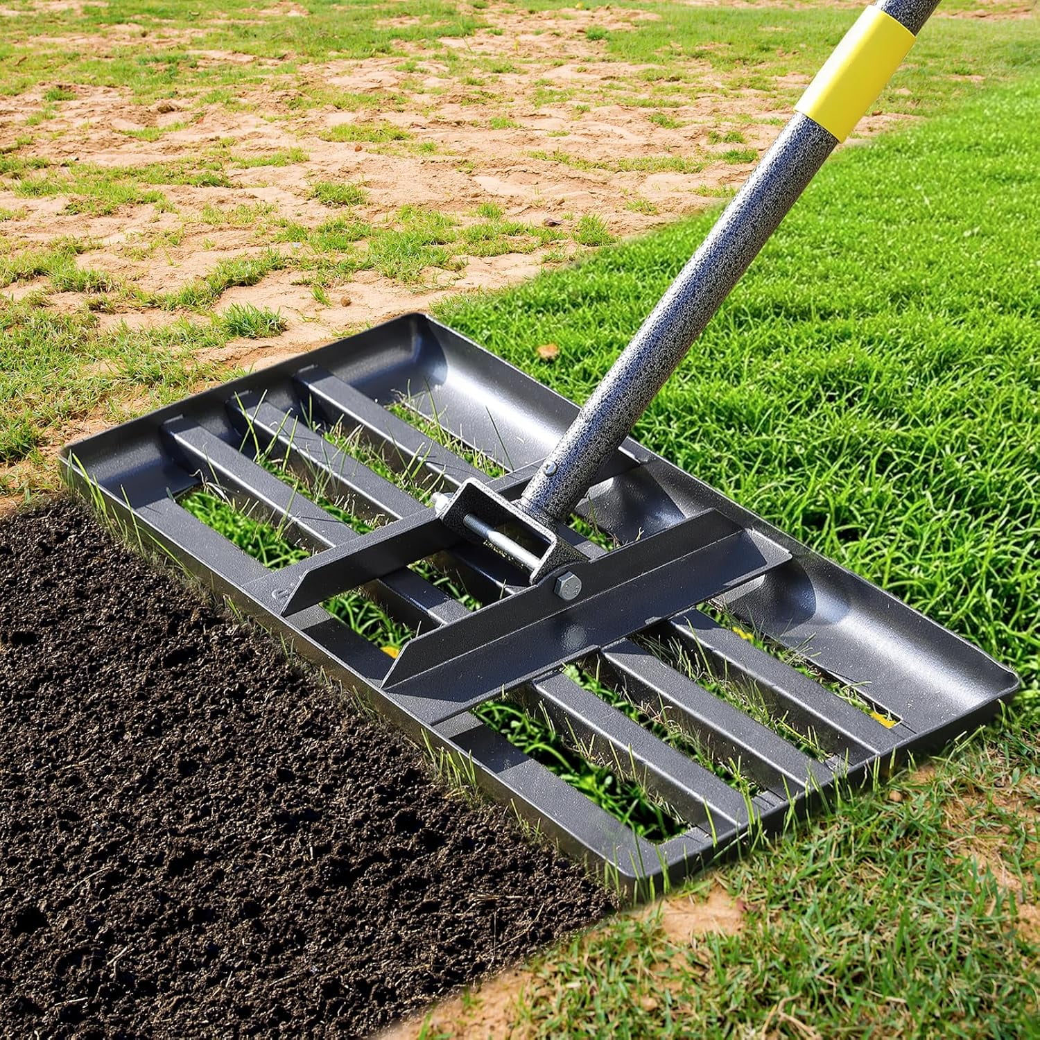 Customer reviews for OLIYNEDY Lawn Leveling Rake, 17"x 10" Mutil ...