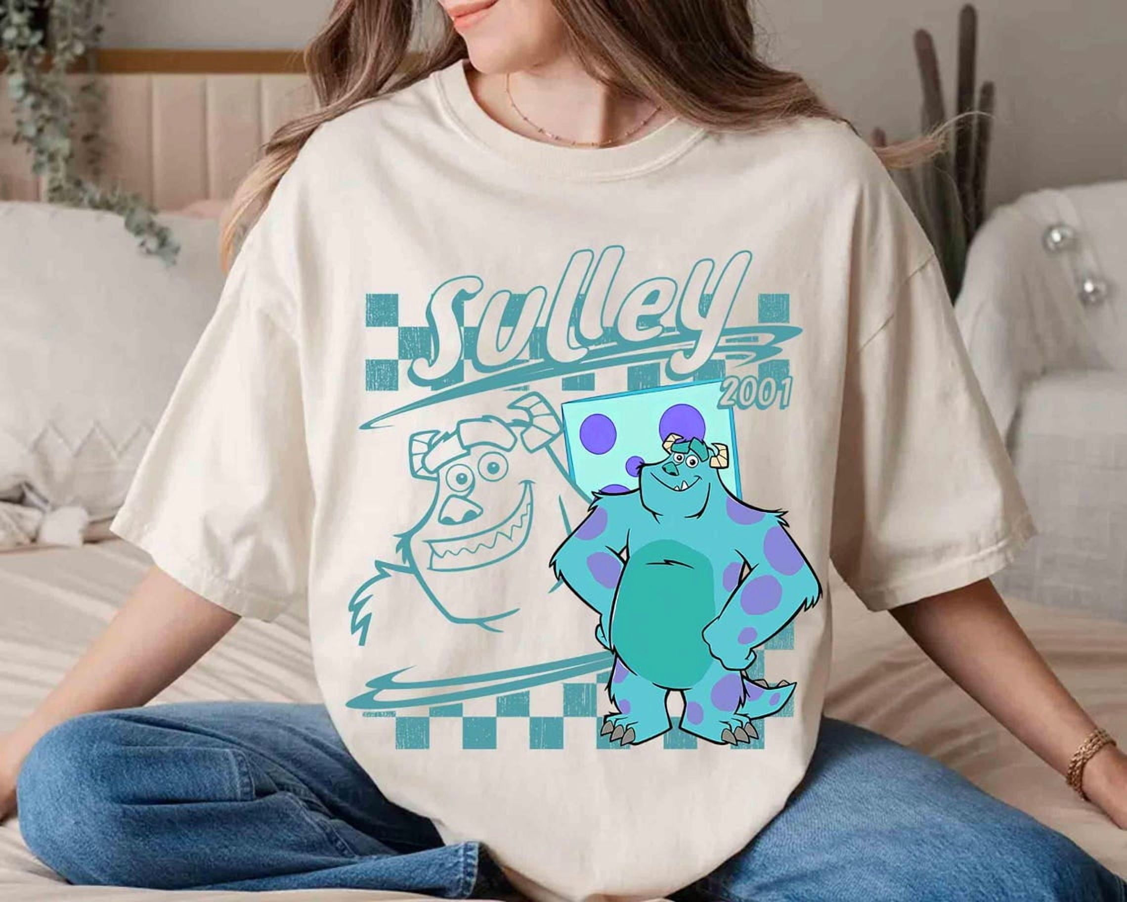 OLLIVO Cute Disney Pixar Monsters Inc All Characters Checkered Shirt ...