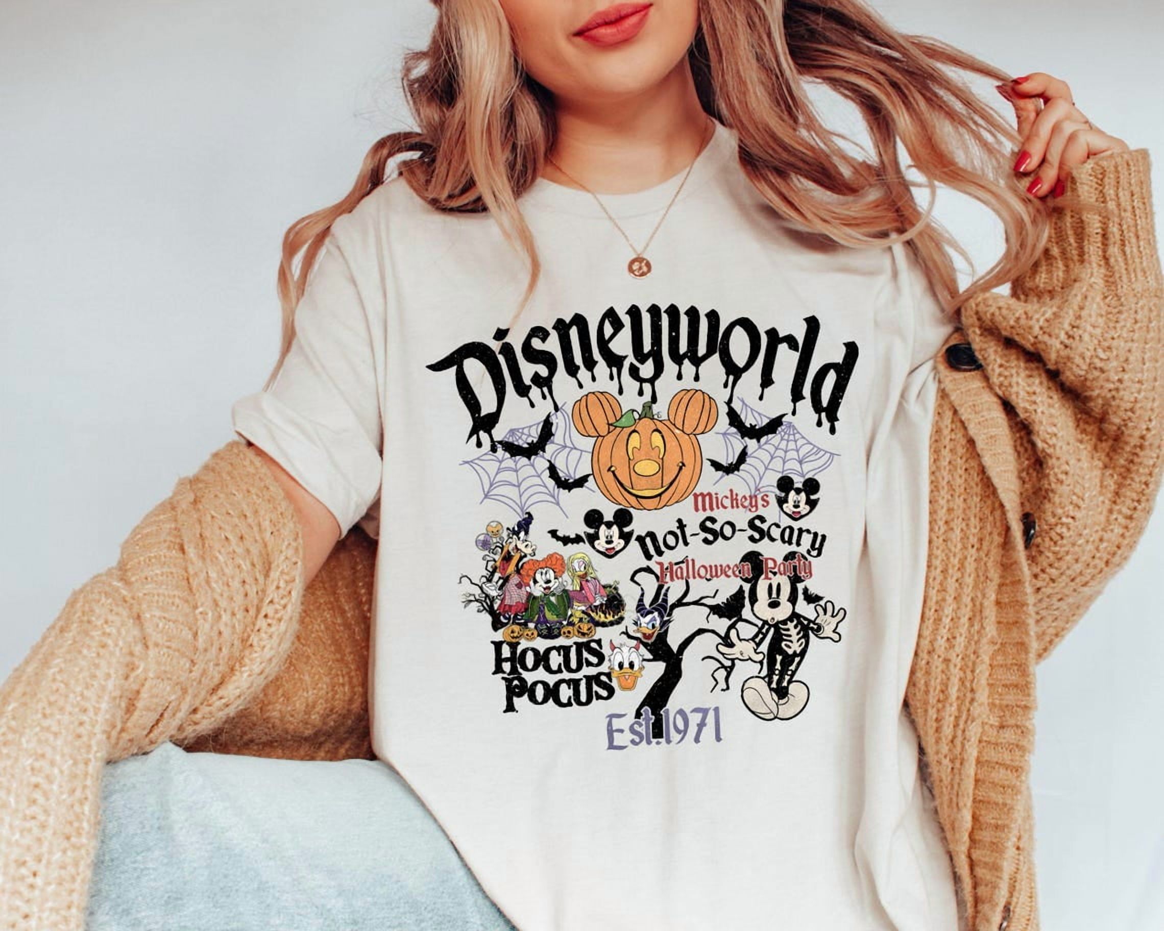 OLLIVO Disney Costume Party Shirts, Vintage Mickey'S Not So Scary Party ...