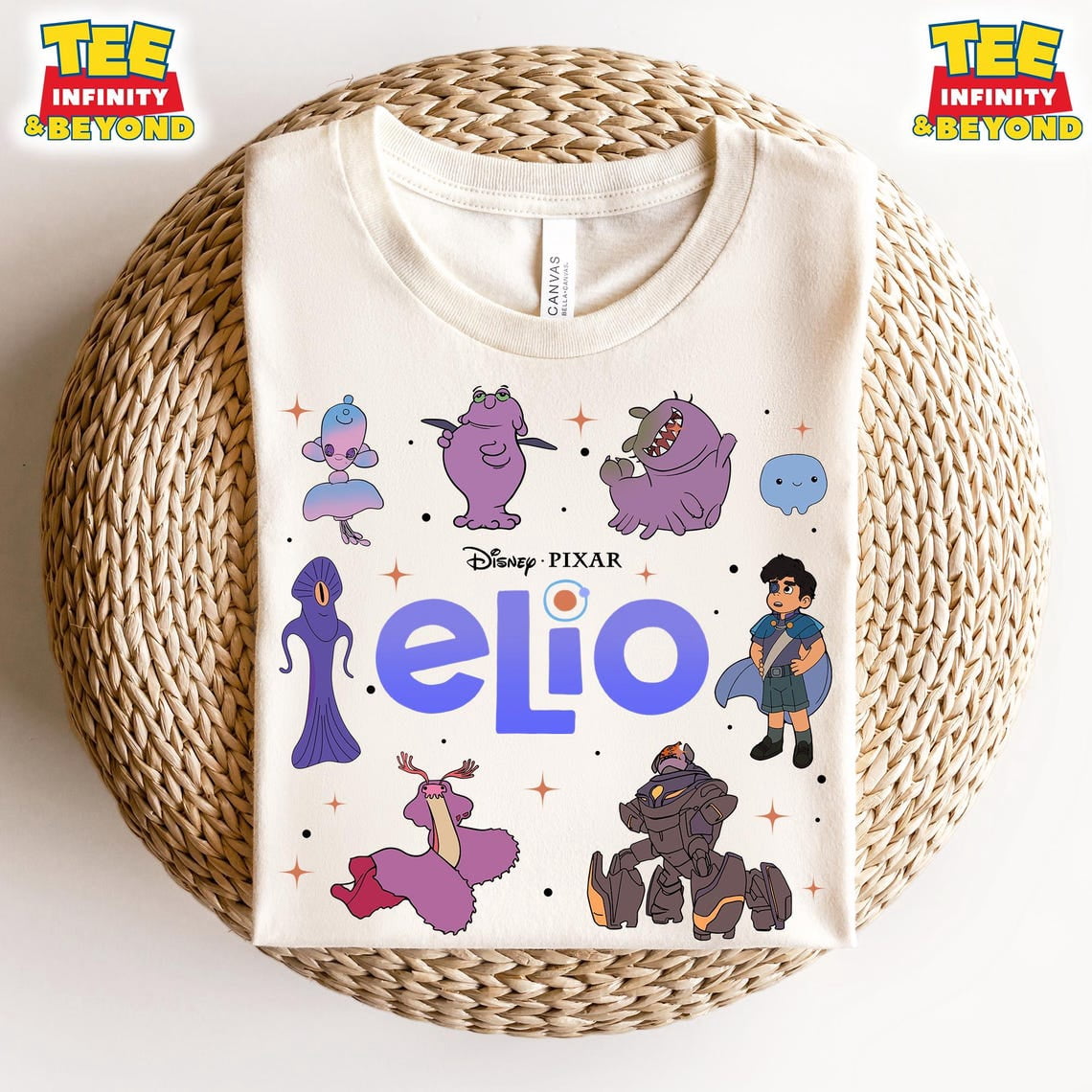 OLLIVO Disney Pixar Elio Characters Shirt, Disney Elio Olga Glordon ...