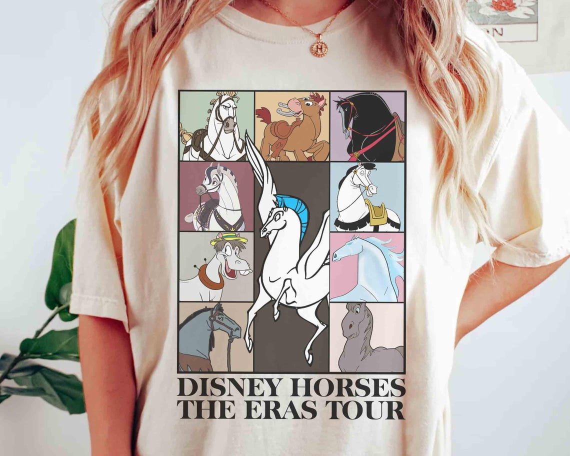 OLLIVO Disney Princess Horses Characters Shirts, Maximus Angus Khan ...