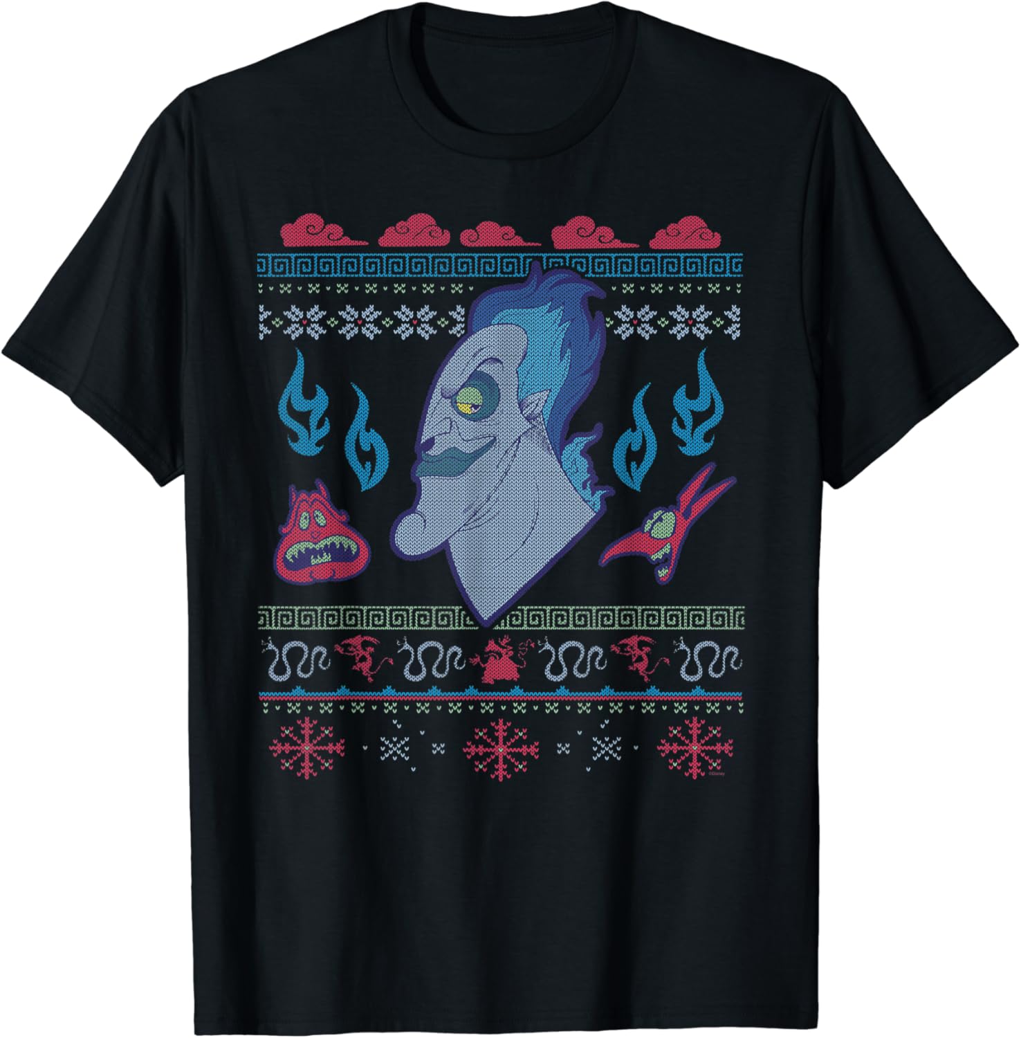 OLLIVO Disney Villains Hercules Hades Noel T-shirt BLACK Unisex S-5XL ...