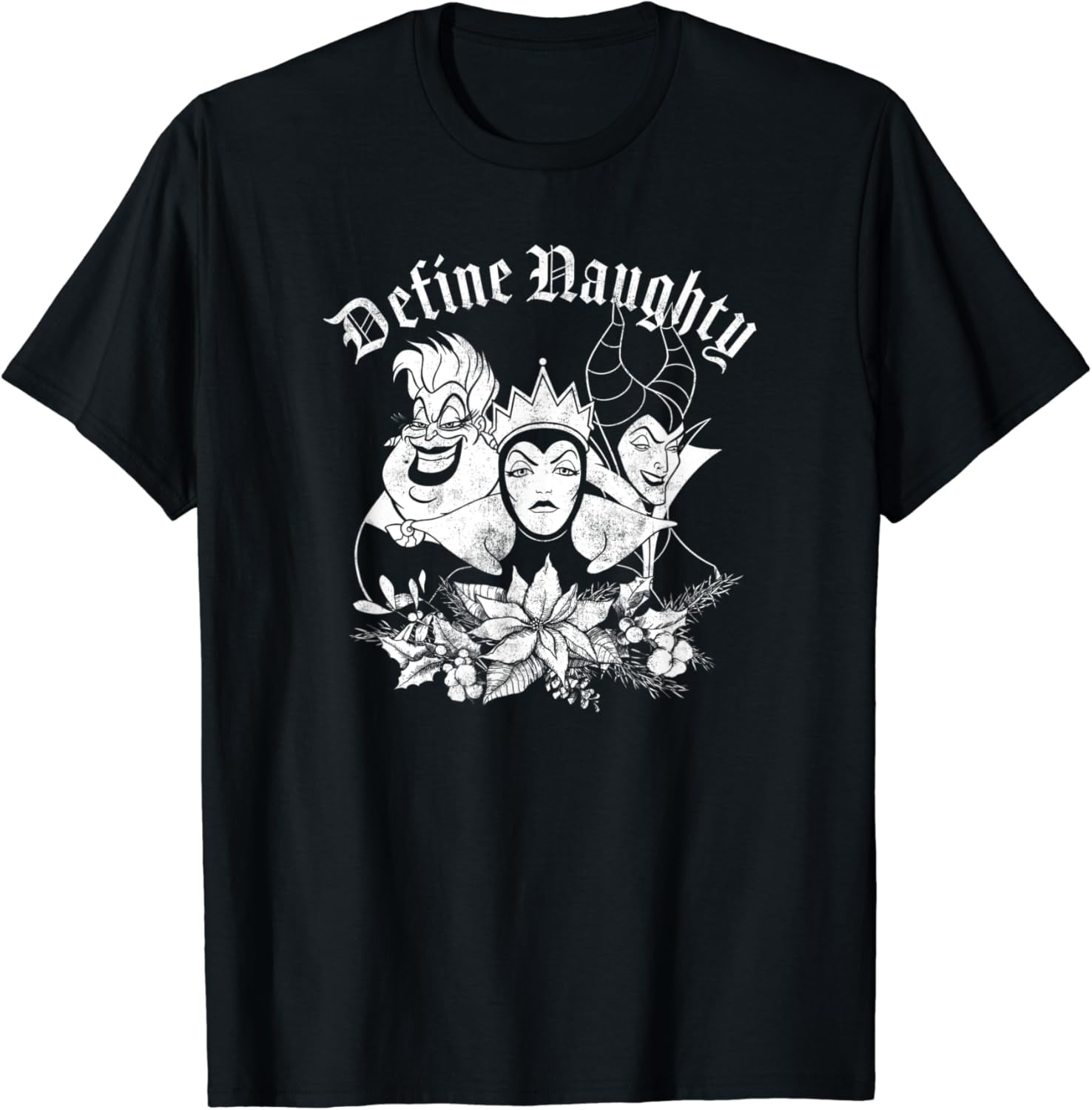 OLLIVO Disney Villains Noel Evil Magic Define Playful T-Shirt BLACK ...
