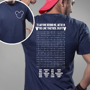 OLLIVO Funny Interactive Disney T-Shirts, Disney Dad Shirts, Waiting In ...