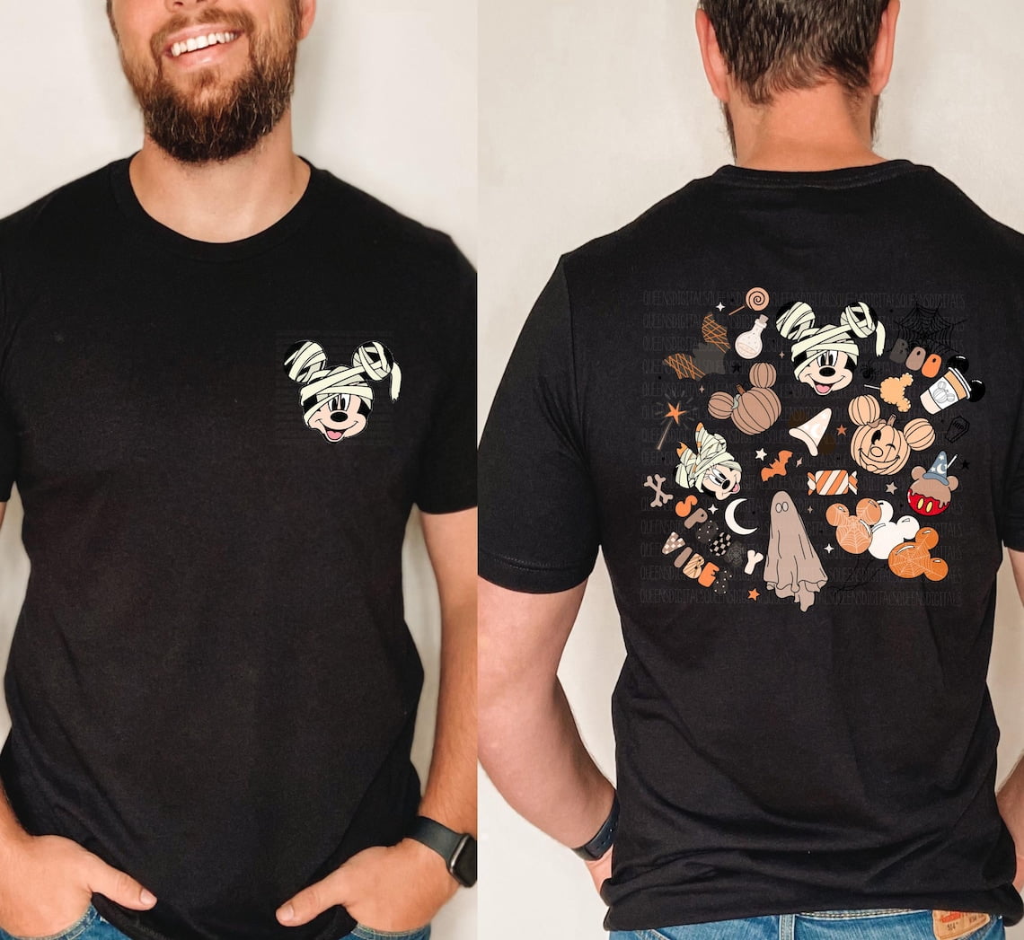 OLLIVO Mickey And Friends Dad Pumpkin Disney Costume Party Shirt, Daddy ...