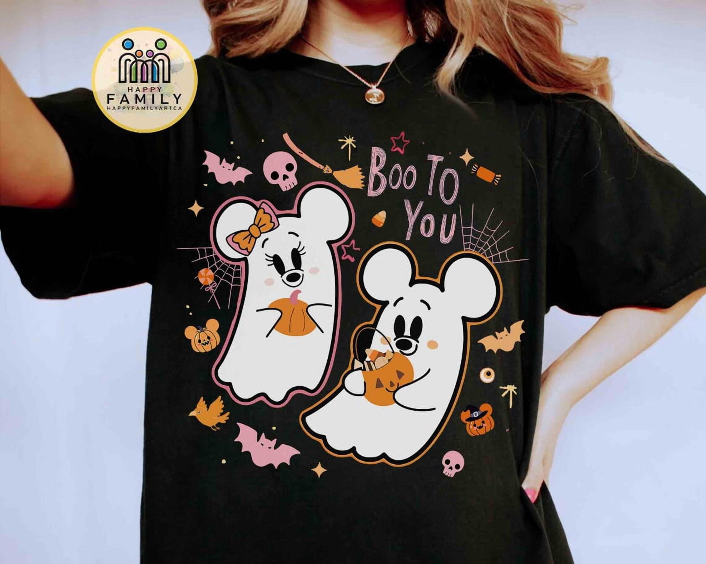 OLLIVO Mickey And Minnie Ghost Vintage Disney Spooky Vibes, Boo To You ...