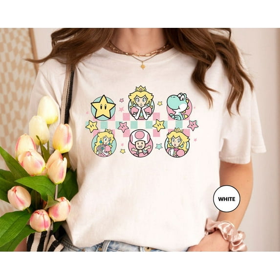 OLLIVO Princess Peach Shirt, Princess Peach T Shirt, Birthday Gift ...