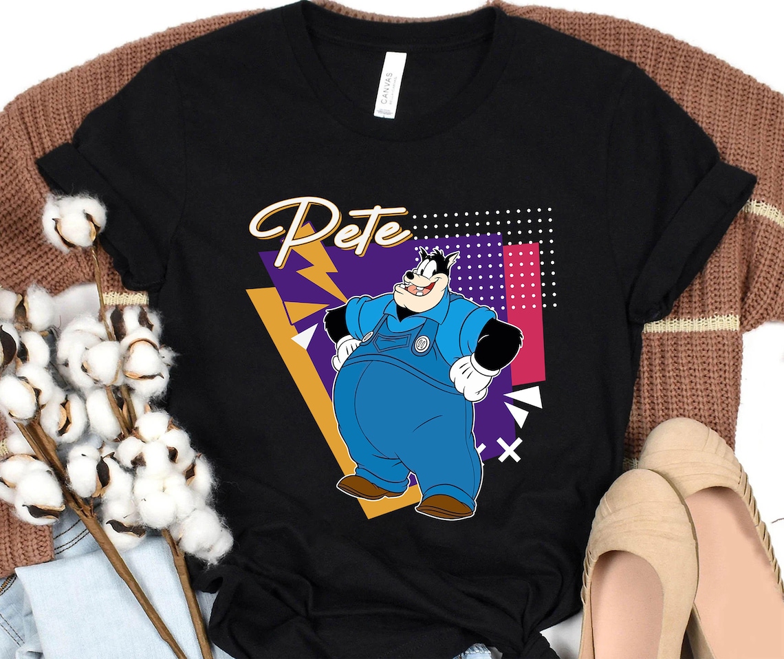 OLLIVO Retro 90S Dogface Pete Disney Ducktales Villains Shirt, Disney ...