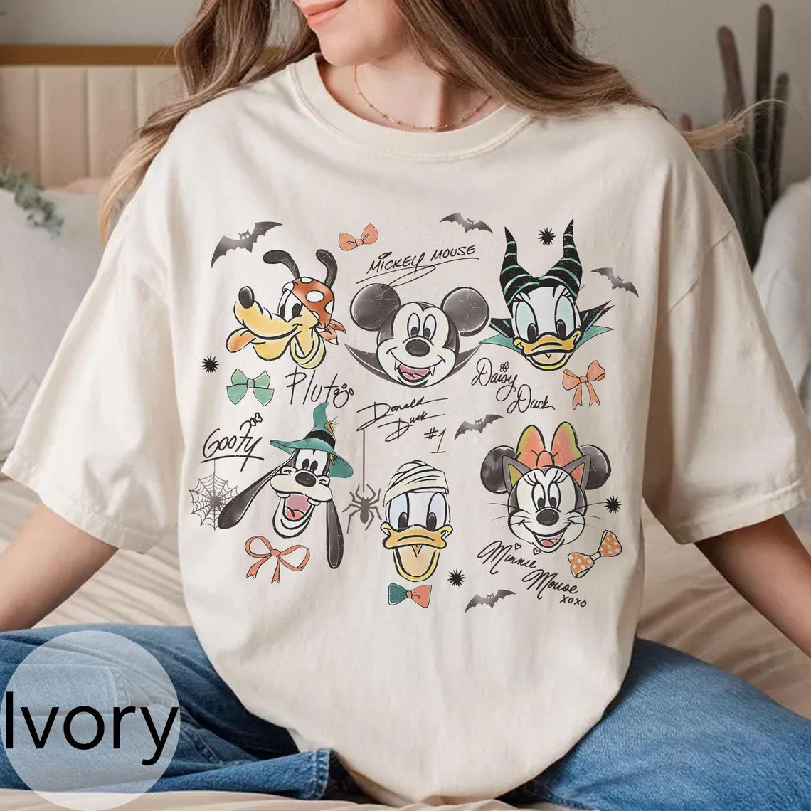 OLLIVO Retro Coquette Bows Disney Costume Party 2025 Shirts, Disney ...