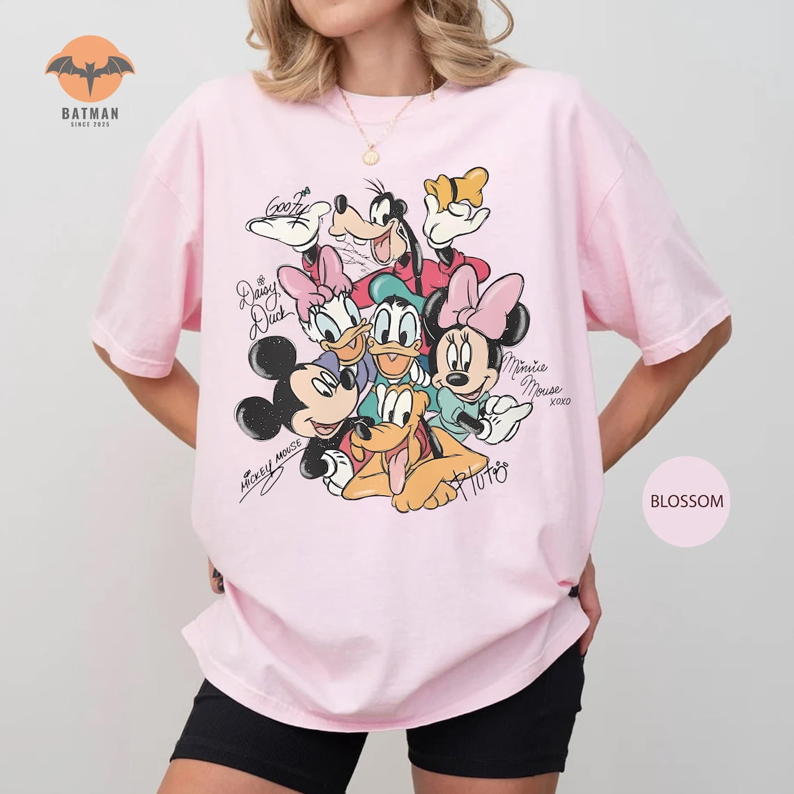 OLLIVO Retro Mouse and Friends Signatures Shirt, Magical Shirt, Disniy ...