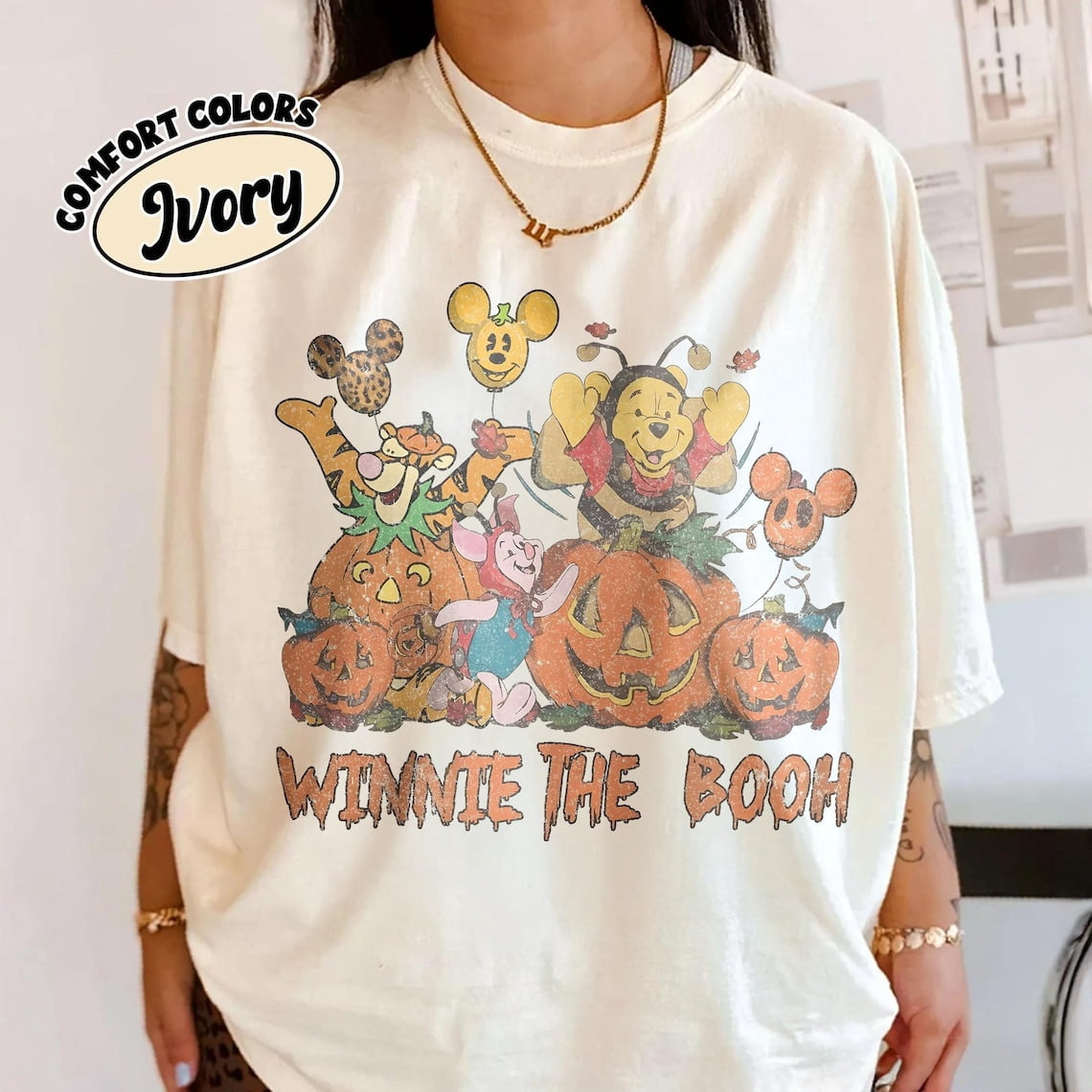 OLLIVO Vintage Winnie The Pooh Costume Party Shirts, Vintage Disney Tee ...