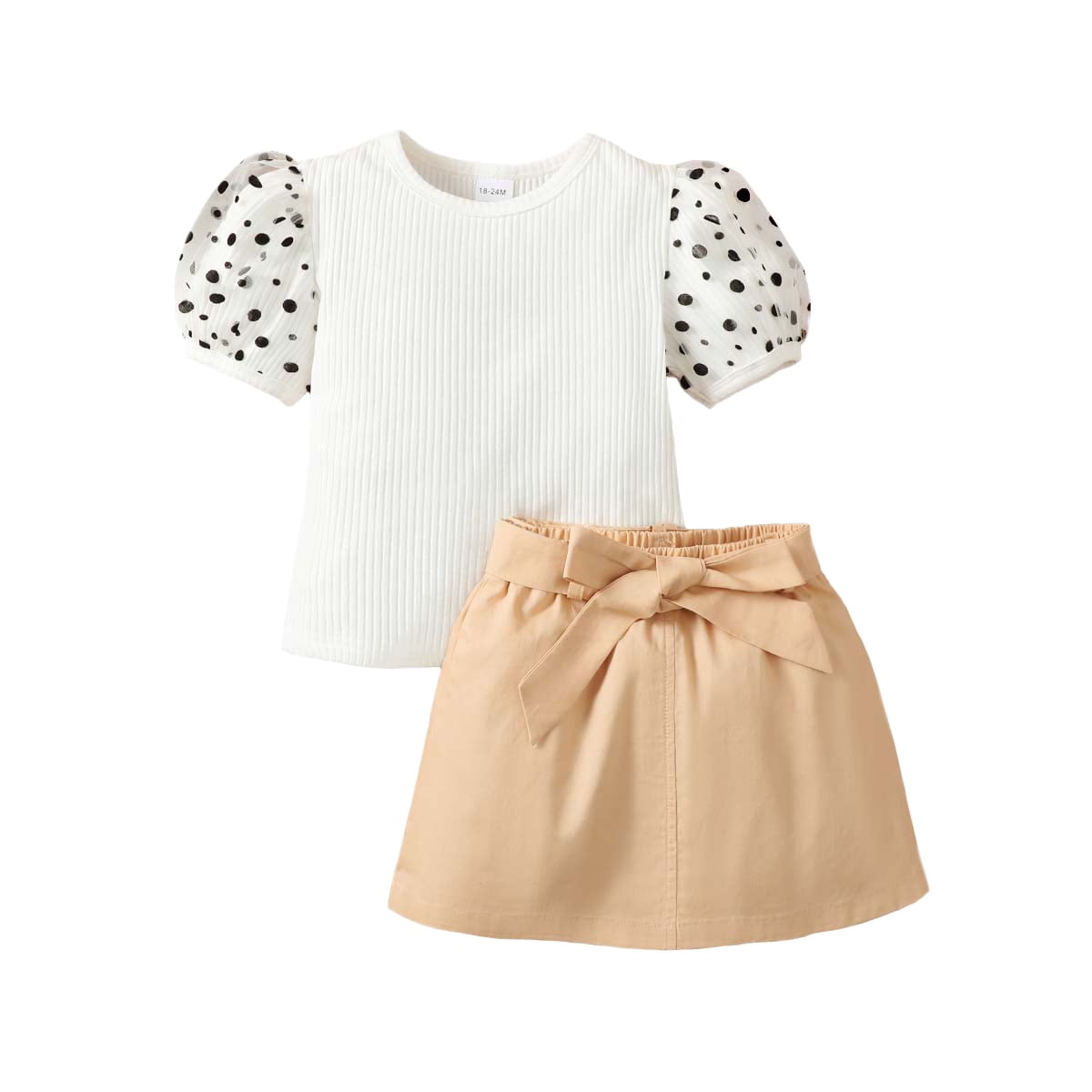 OLLUISNEO 5-6 Years Little Girls Clothes Little Girls Short Sleeve Top ...