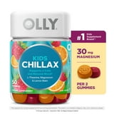 OLLY Kids Chillax Gummy Supplement with Magnesium and L-Theanine, 50 ...