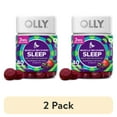(2 pack) OLLY Muscle Recovery Sleep Gummies, 3mg Melatonin, Tart Cherry Extract, Vitamin D ...