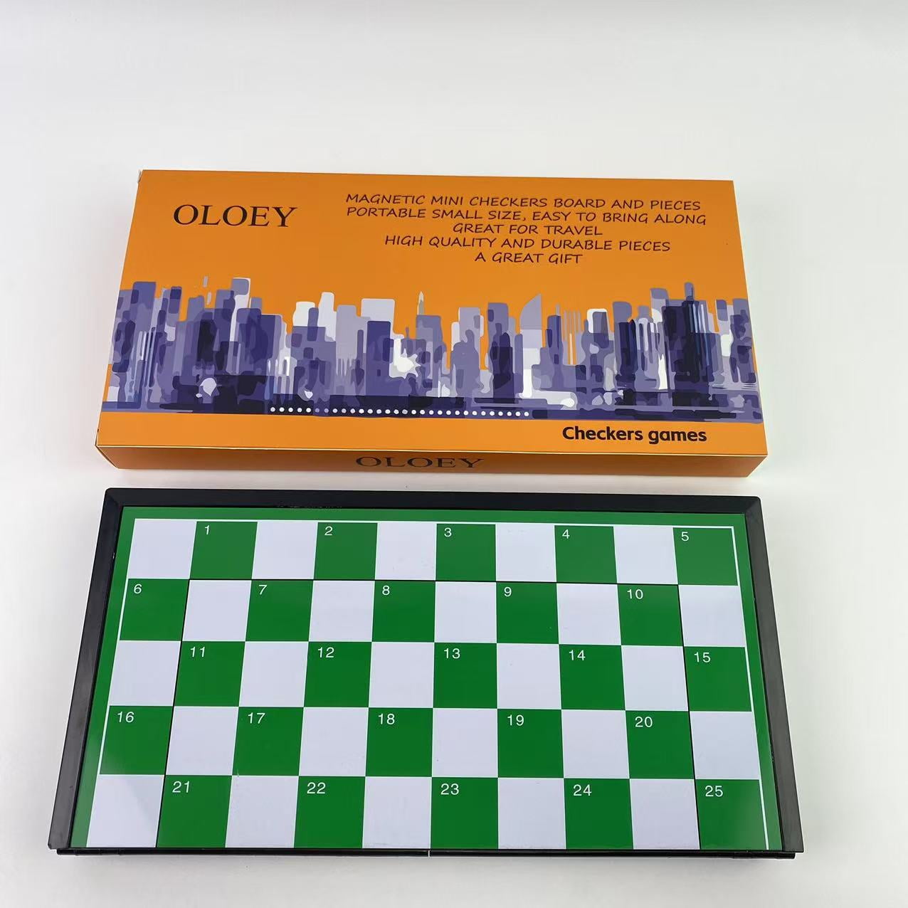 OLOEY Checkers games,Standard Chess Pieces and Chips Set of Board ...