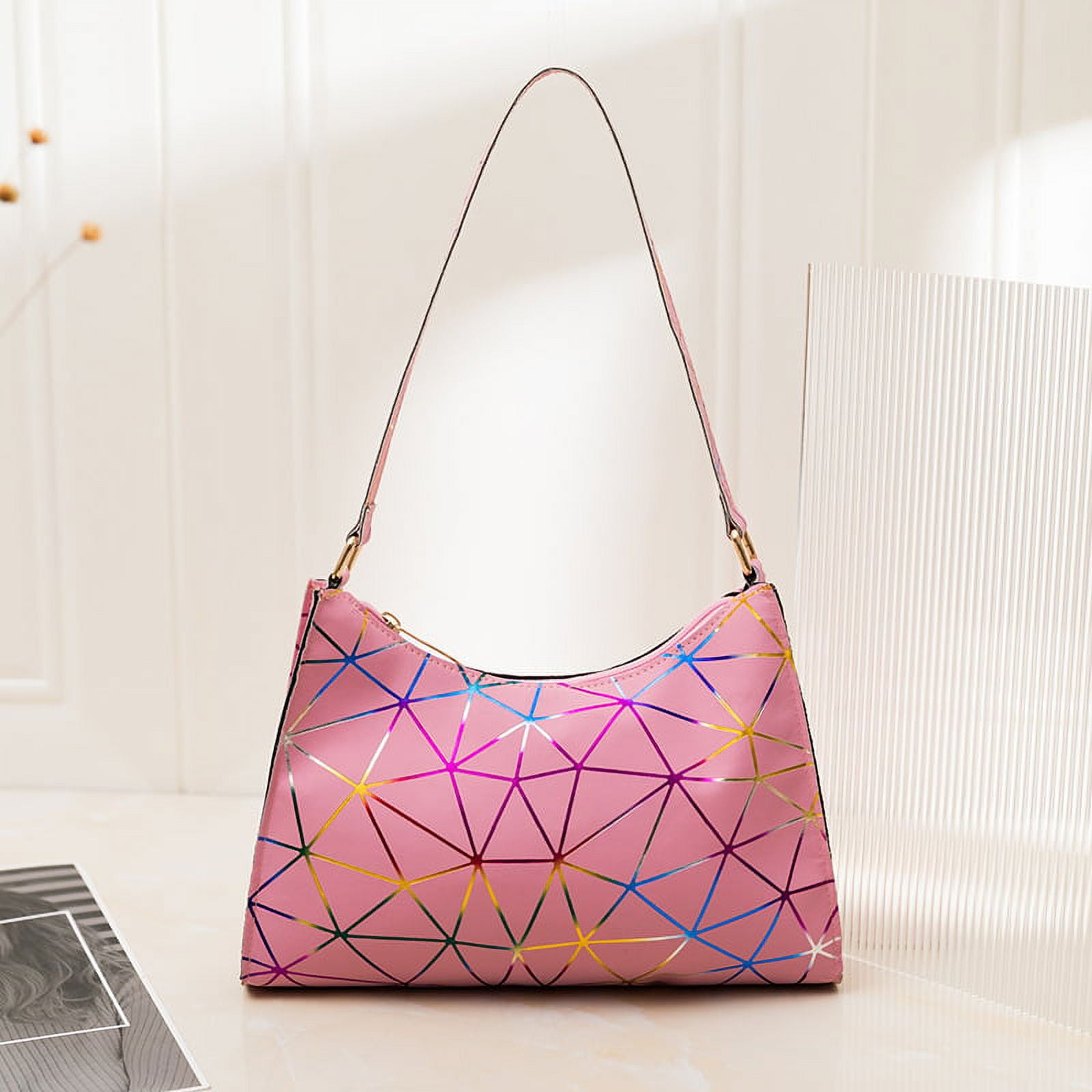 OLOEY Women Holographic Laser Envelope Clutch Handbag Shoulder Bag Tote ...