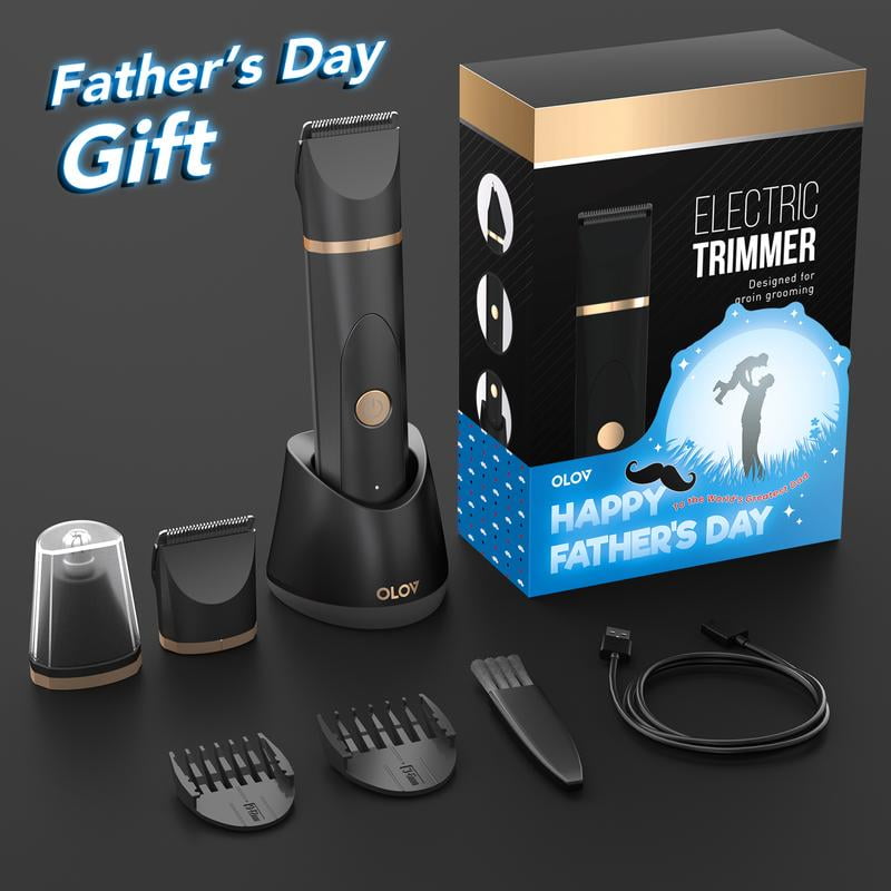 OLOV Electric Body Hair Shaver-Groin Hair Trimmer, Ball Trimmer for Men ...