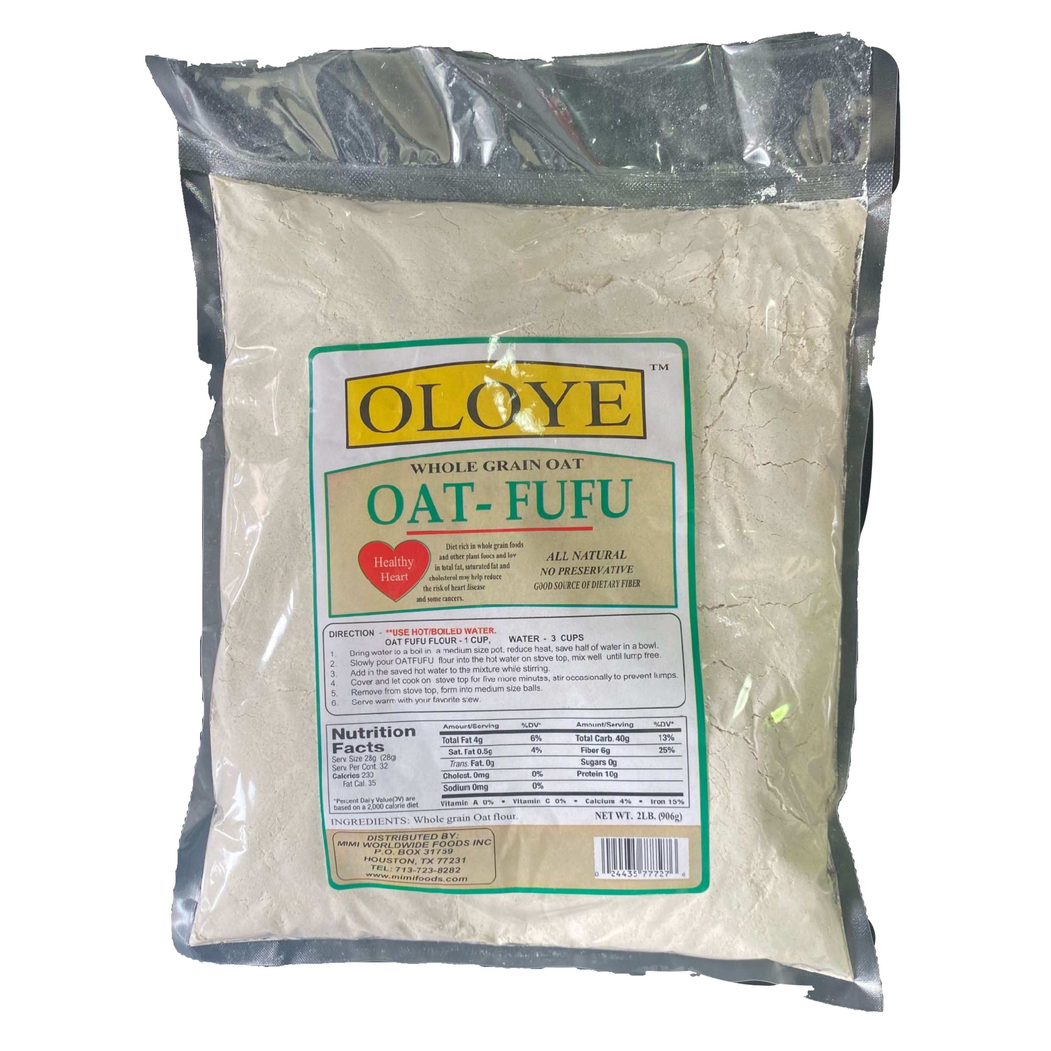 OLOYE Oat Fufu – 1LB | Healthy, Convenient, and Delicious Nigerian Fufu ...