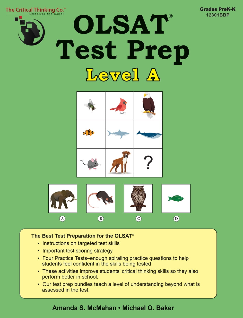 OLSAT® Test Prep Level A - Instructions, Strategies, and Practice for ...