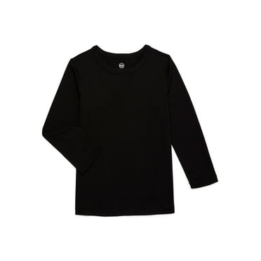 Wonder Nation Boys Long Sleeve Kid Tough T-Shirt, Sizes 4-18 & Husky - Walmart.com