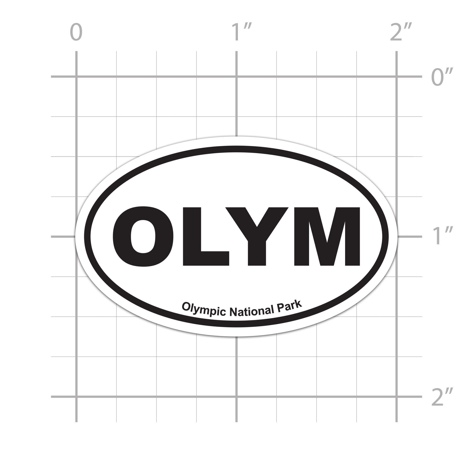 OLYM Olympic National Park Sticker for water bottle phone tumbler hard ...