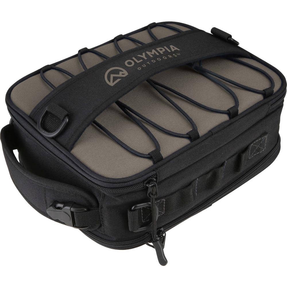 OLYMPIA Outdoors Series Portable Insulated Black Lunch Bag - Compact ...