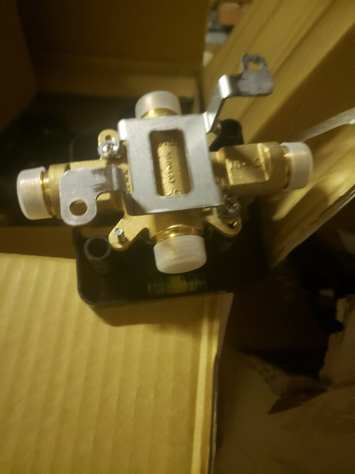 OLYMPIA SINGLE HANDLE TUB/SHOWER VALVE V-2300B-B, 1/" IPS & CXC INLET ...