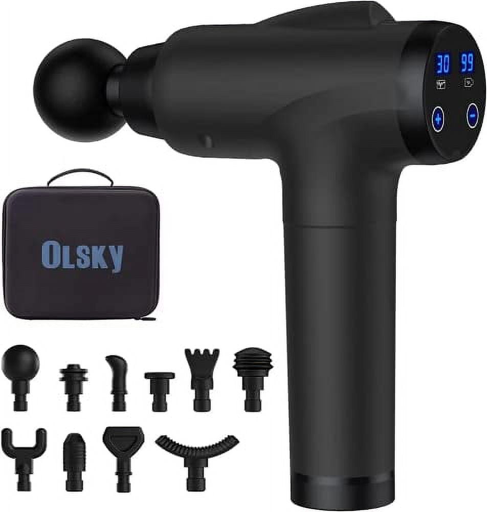 OLsky Massage Gun Deep Tissue, Handheld Electric Muscle Massager, High ...