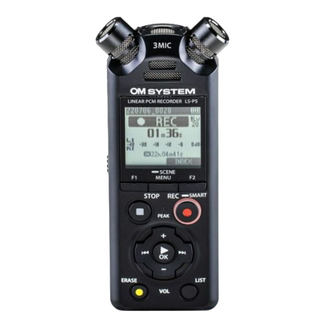 Olympus LS-P5 Linear PCM Handheld Recorder - Digital Recording Device ...