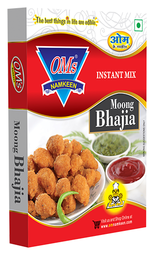 OM's Namkeen Instant Moong Bhajia Mix | Quick & Easy Snack | 200G ...