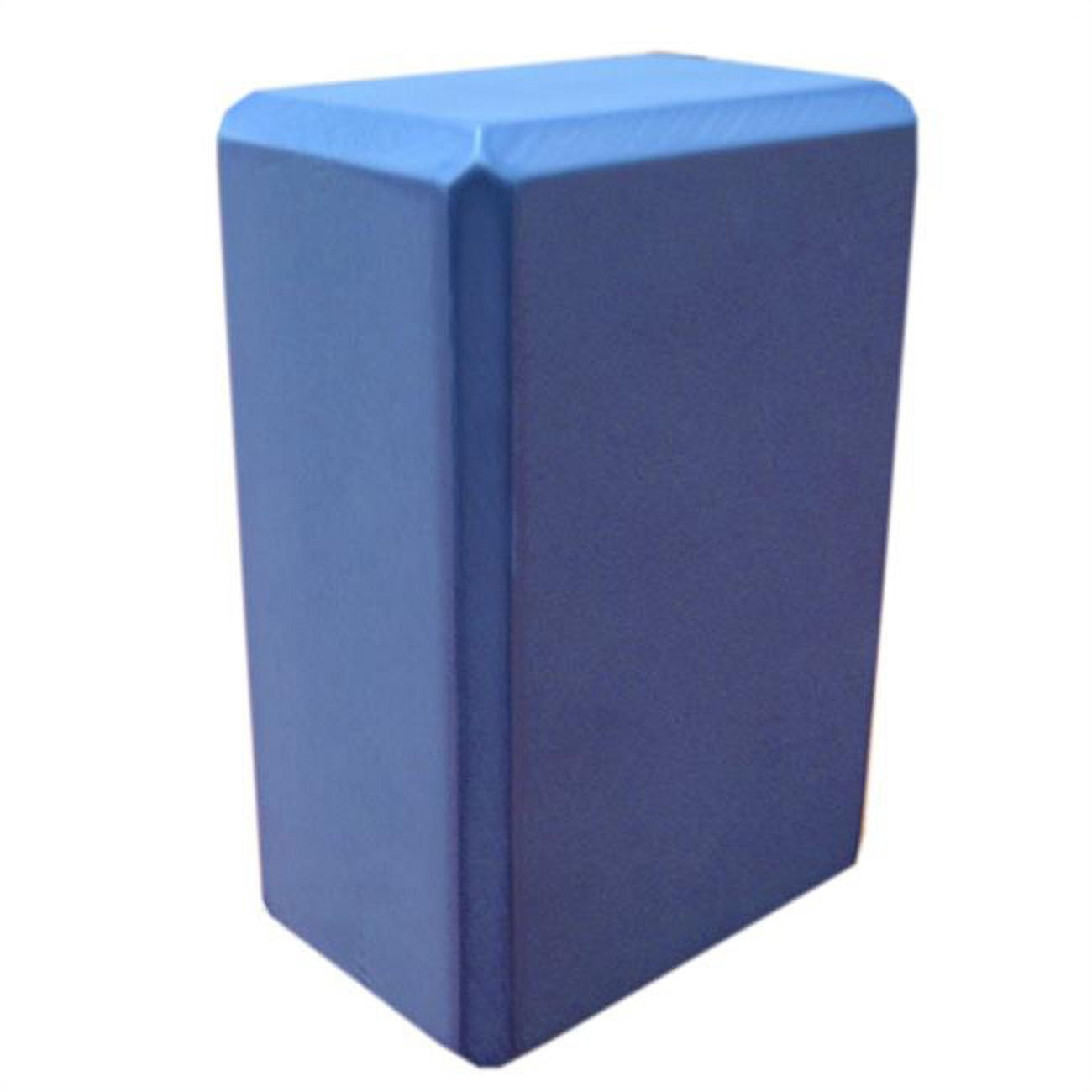 OM141004-Blue Yoga Foam Block 4 in. - Blue - Walmart.com