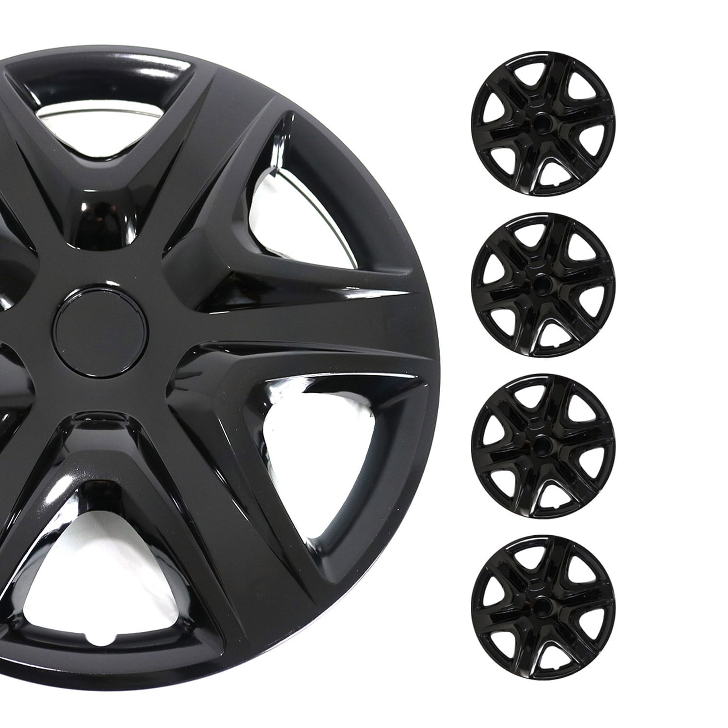 OMAC 16" Wheel Rim Covers Hub Caps for Subaru Impreza Black - Walmart.com