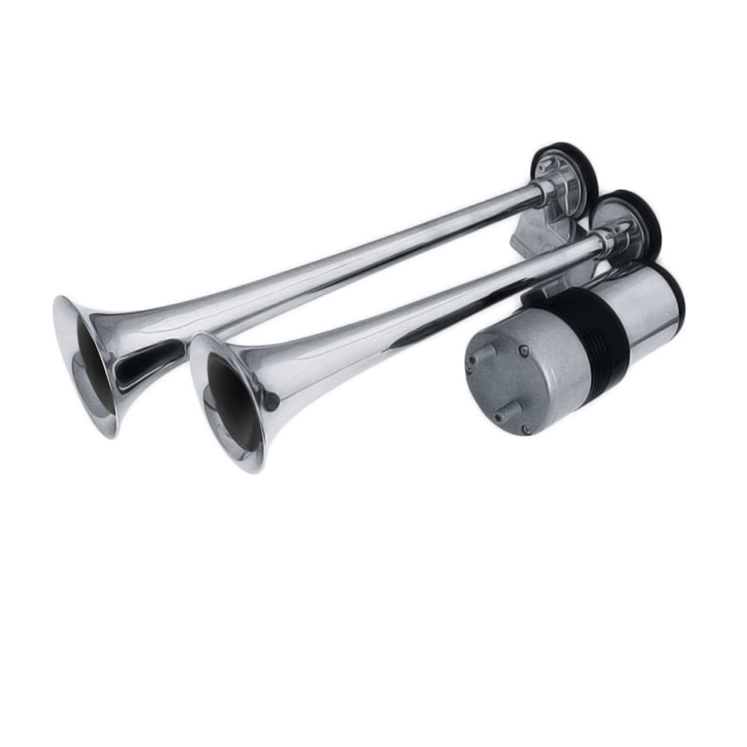 OMAC 2X 115db Horn Dual with Compressor 24V Silver for Car - Walmart.com