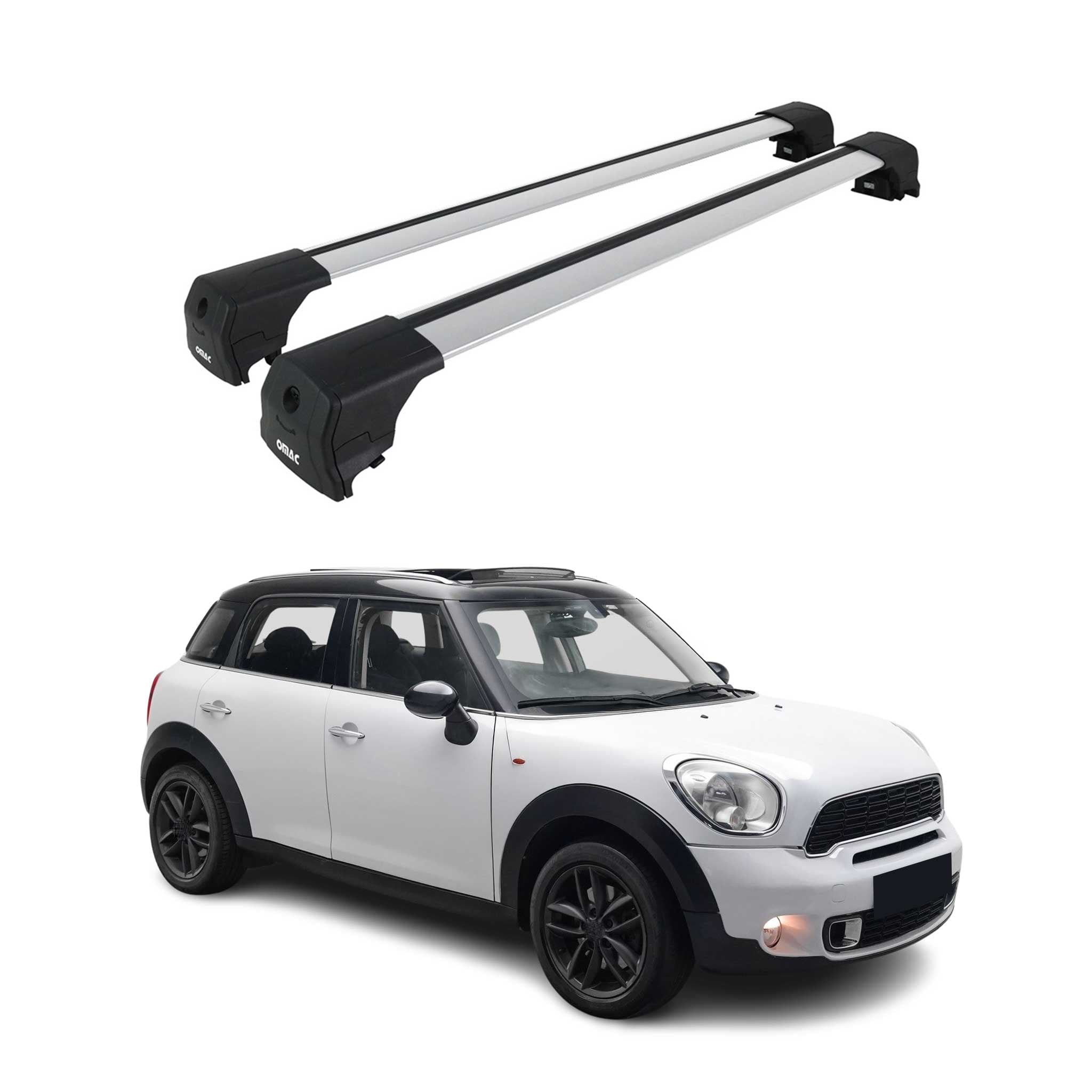 Alu Roof Racks Cross Bars Luggage for Mini Cooper Countryman R60 2011 ...
