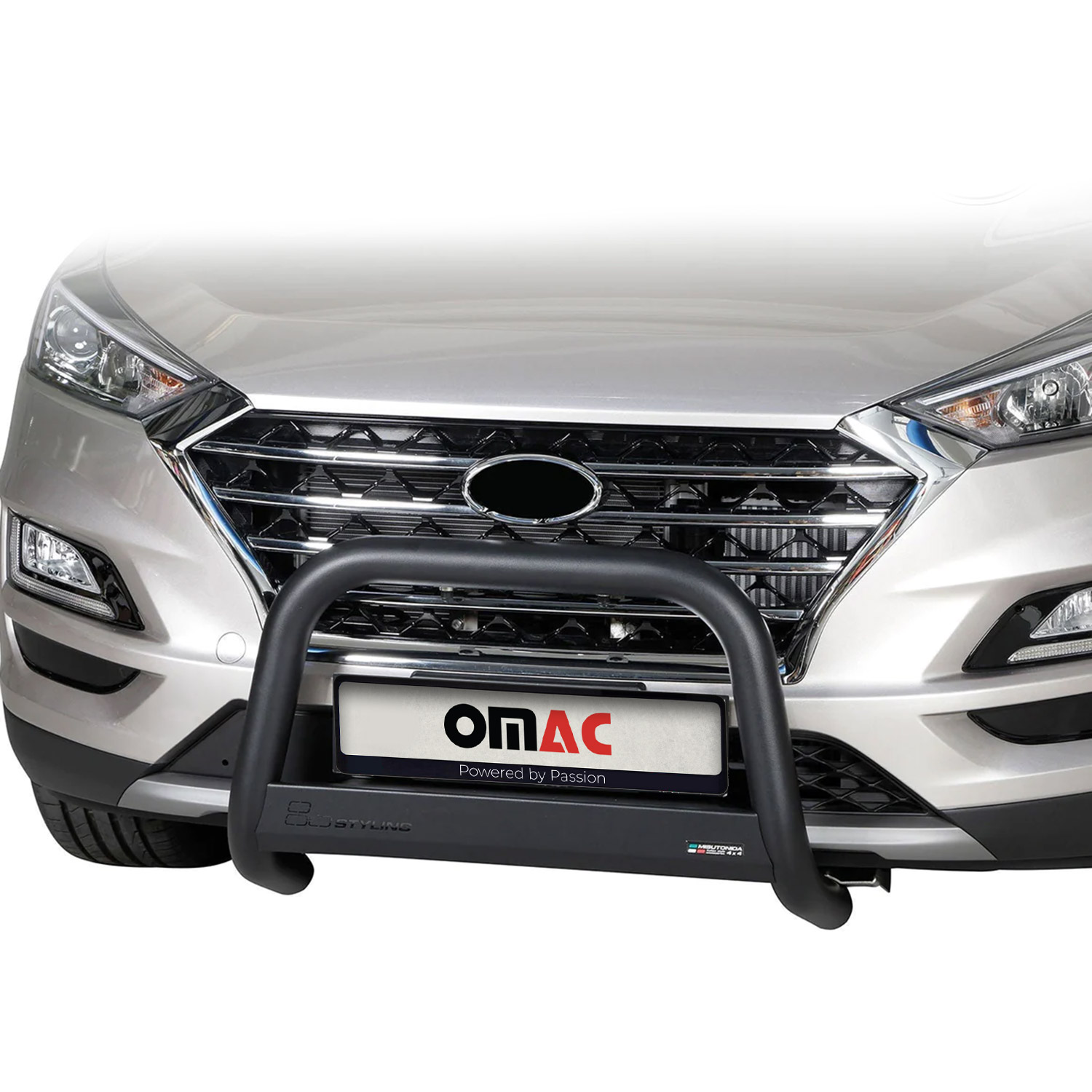 OMAC Bull Bar Push Front Bumper Grille for Hyundai Tucson 2019-2021 ...