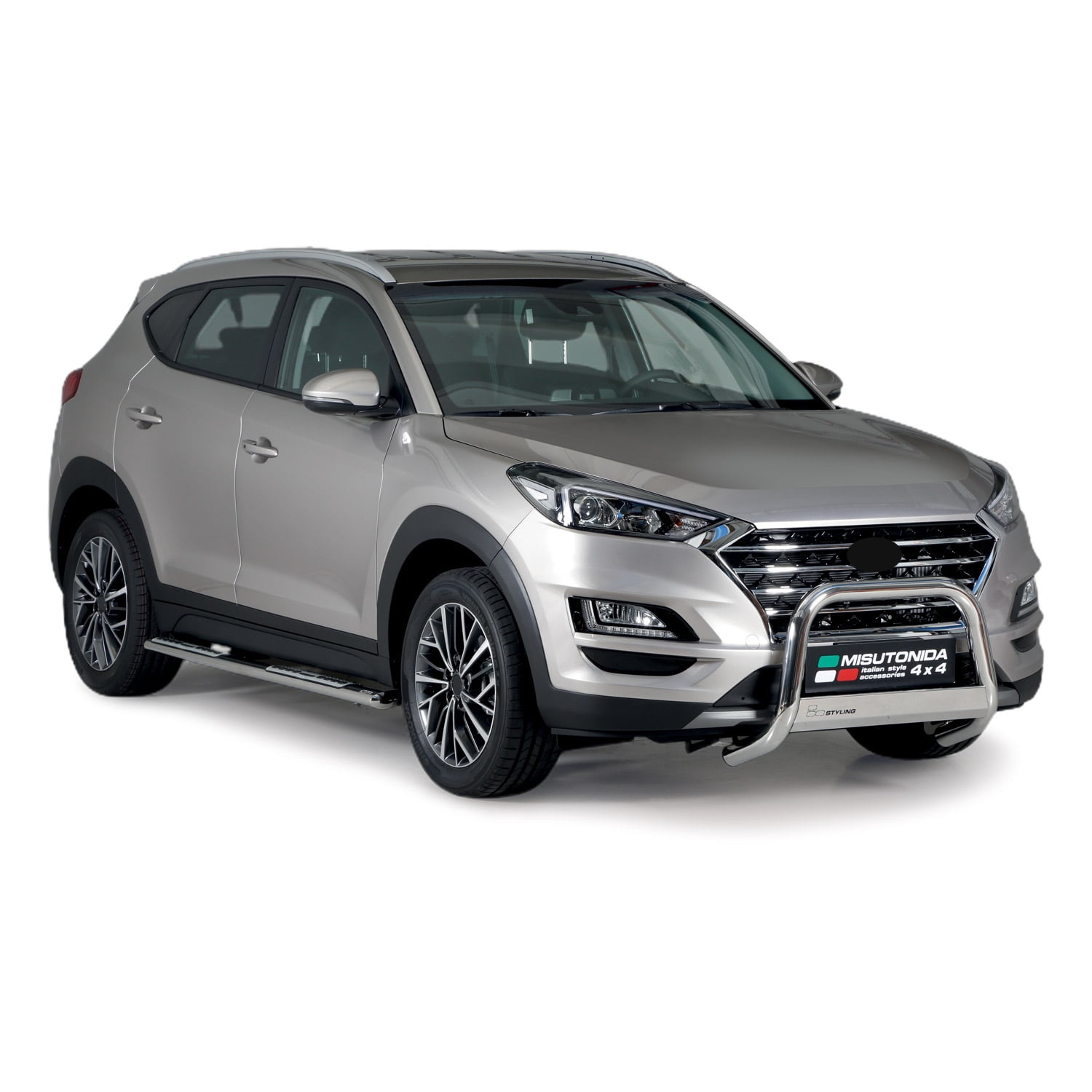 OMAC Bull Bar Push Front Bumper Grille for Hyundai Tucson 2019-2021 ...
