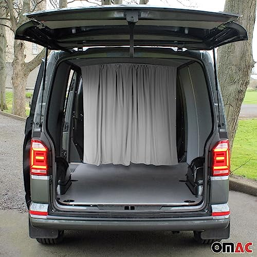 OMAC Cabin Divider Curtains Privacy Curtains for Mercedes Sprinter Gray ...