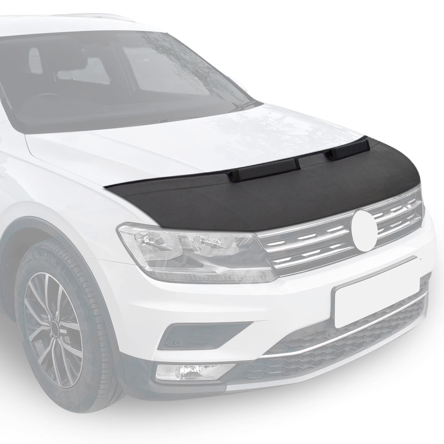 OMAC Car Bonnet Mask Hood Bra for Hyundai Tucson 2010-2015 Black 1 Pc ...