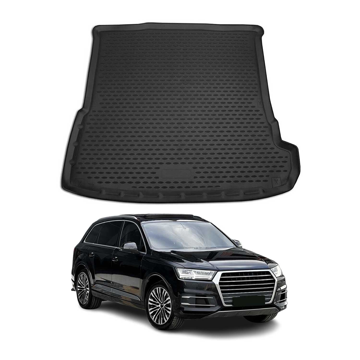 OMAC Cargo Mats Liner for Audi Q7 2017-2025 Rear Trunk Waterproof TPE ...