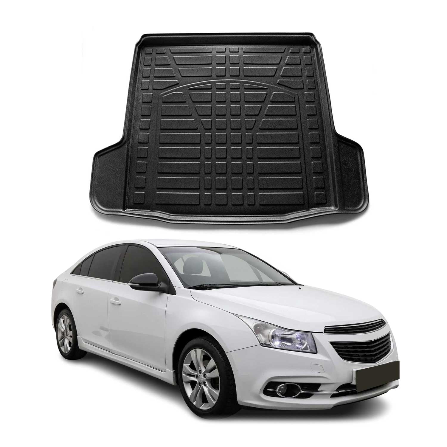OMAC Cargo Mats Liner, Chevrolet Cruze Sedan 2011-2015, Black All ...