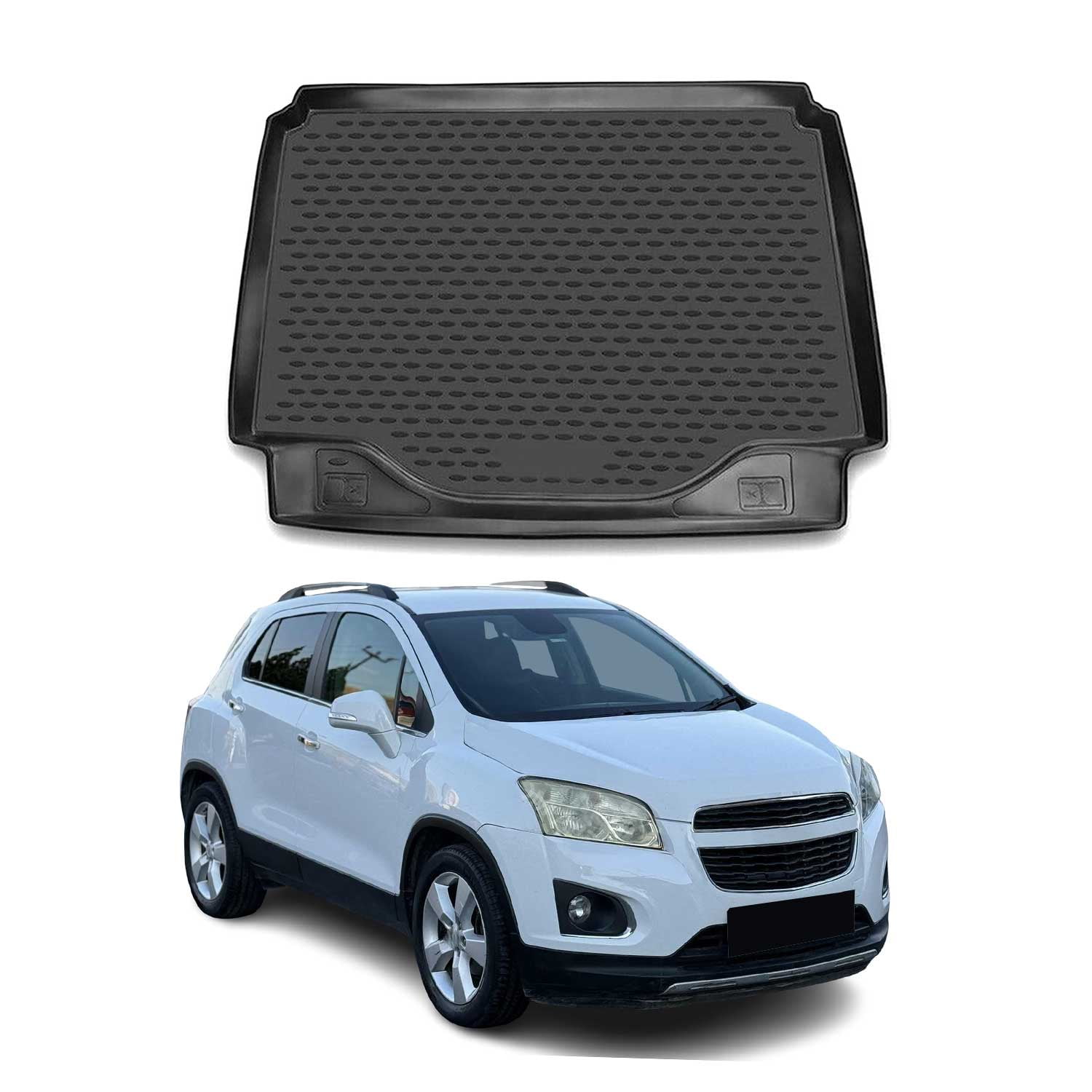 OMAC Cargo Mats Liner for Chevrolet Trax 2013-2022 Rear Trunk Mat Black ...