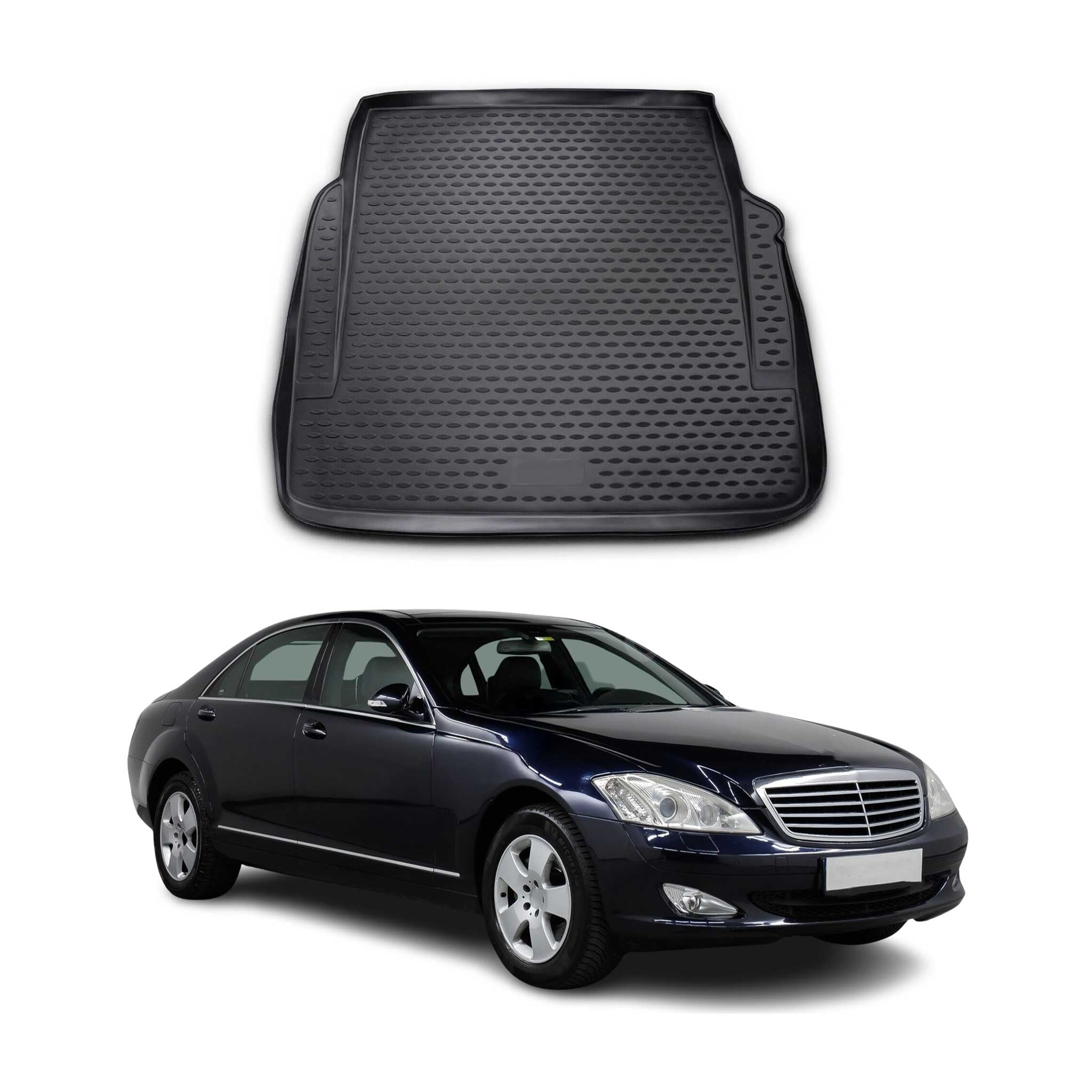 OMAC Cargo Mats Liner for Mercedes S Class W221 2007-2013 Rubber TPE ...