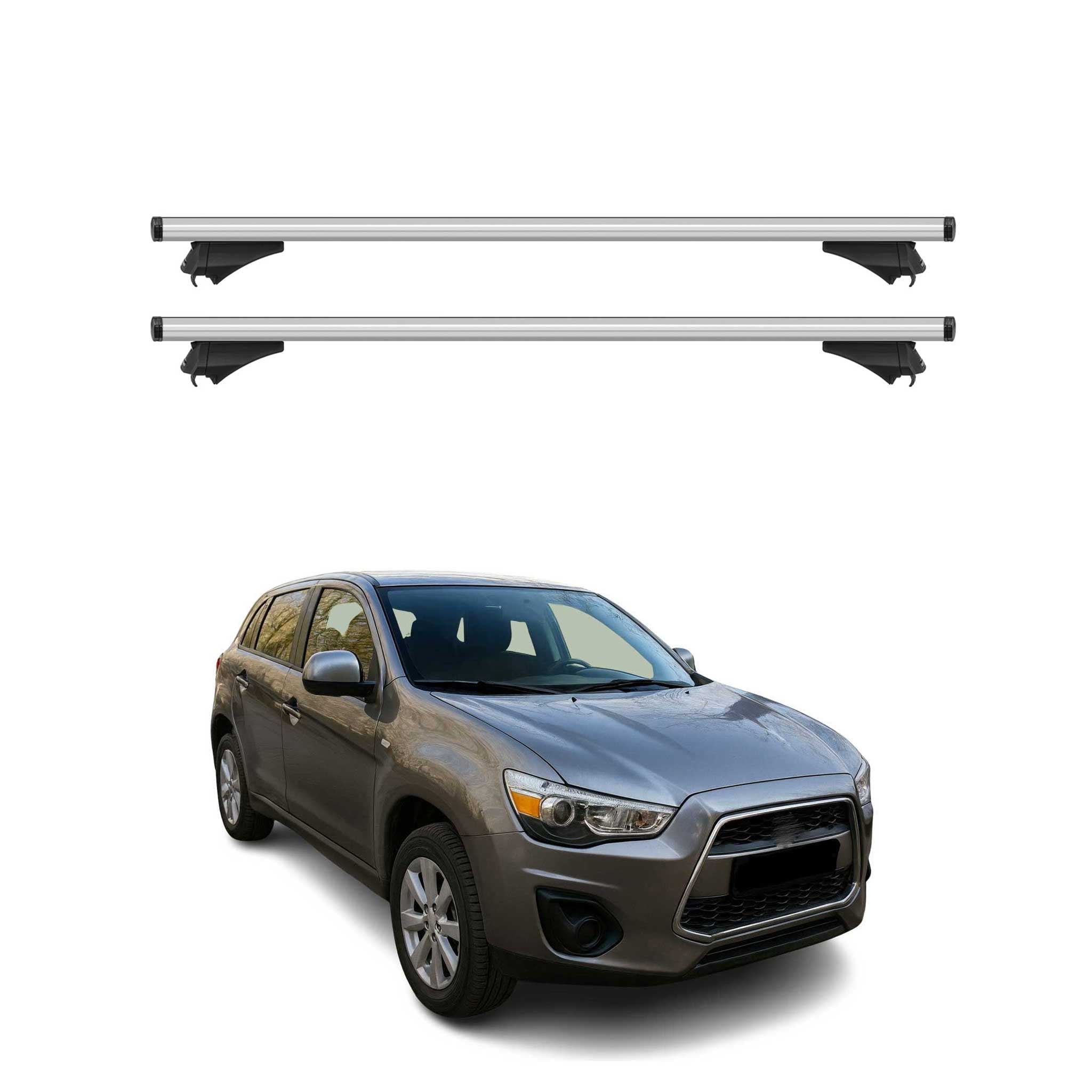 OMAC Cross Bars Roof Racks Aluminium for Mitsubishi Outlander Sport ...