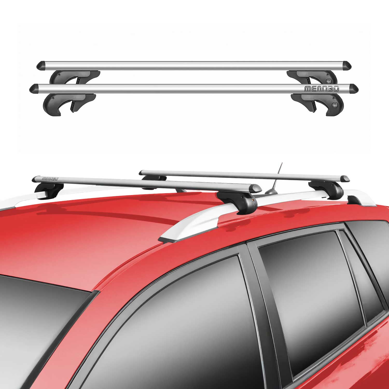 2019-2025 Toyota RAV4 Roof Rack Cross Bars Silver - Walmart.com