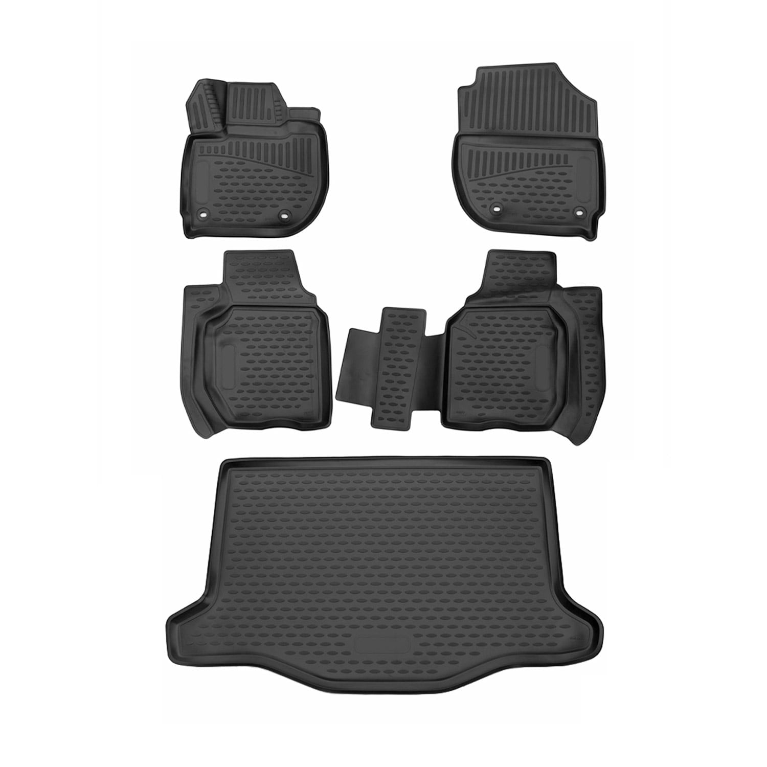 OMAC Custom 3D Car Floor Mats & Trunk Liners for Honda Fit 2015-2020 ...