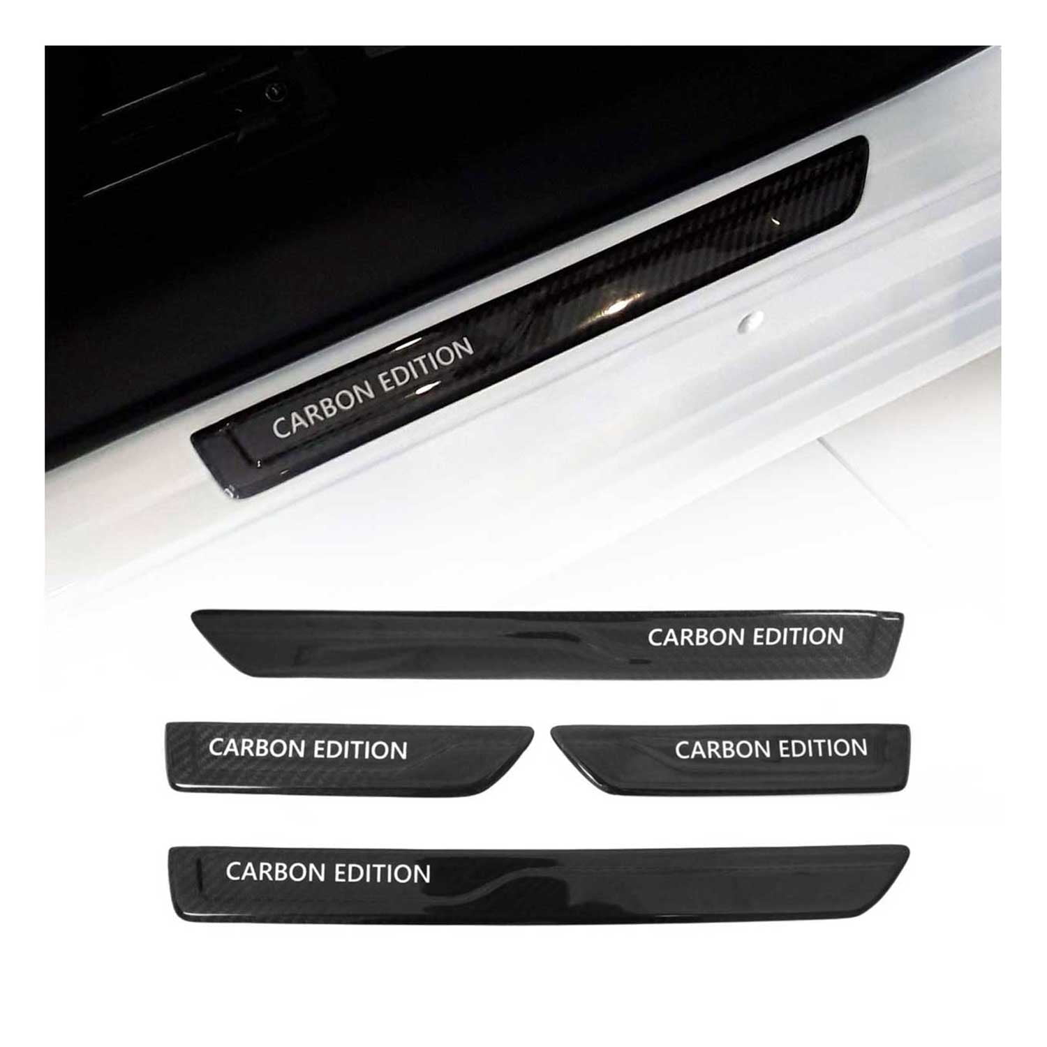 Door Sill Scuff Plate Scratch Protector for Lexus Carbon Fiber Edition ...